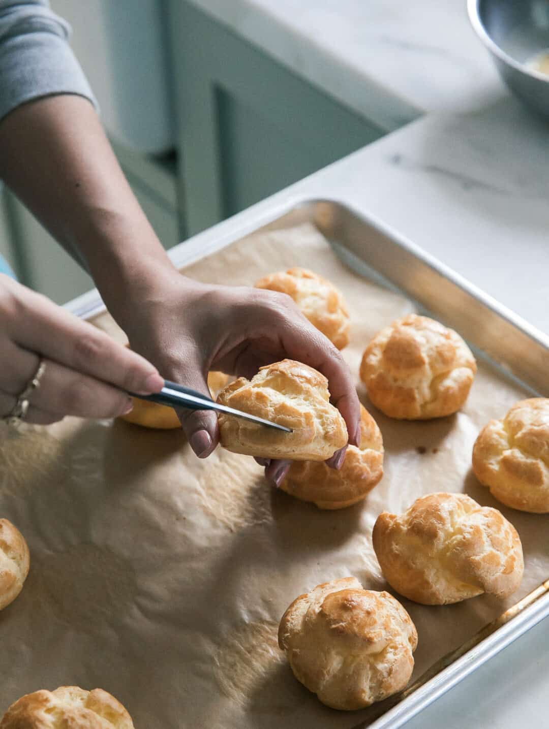 Profiteroles (How to Make) - A Cozy Kitchen