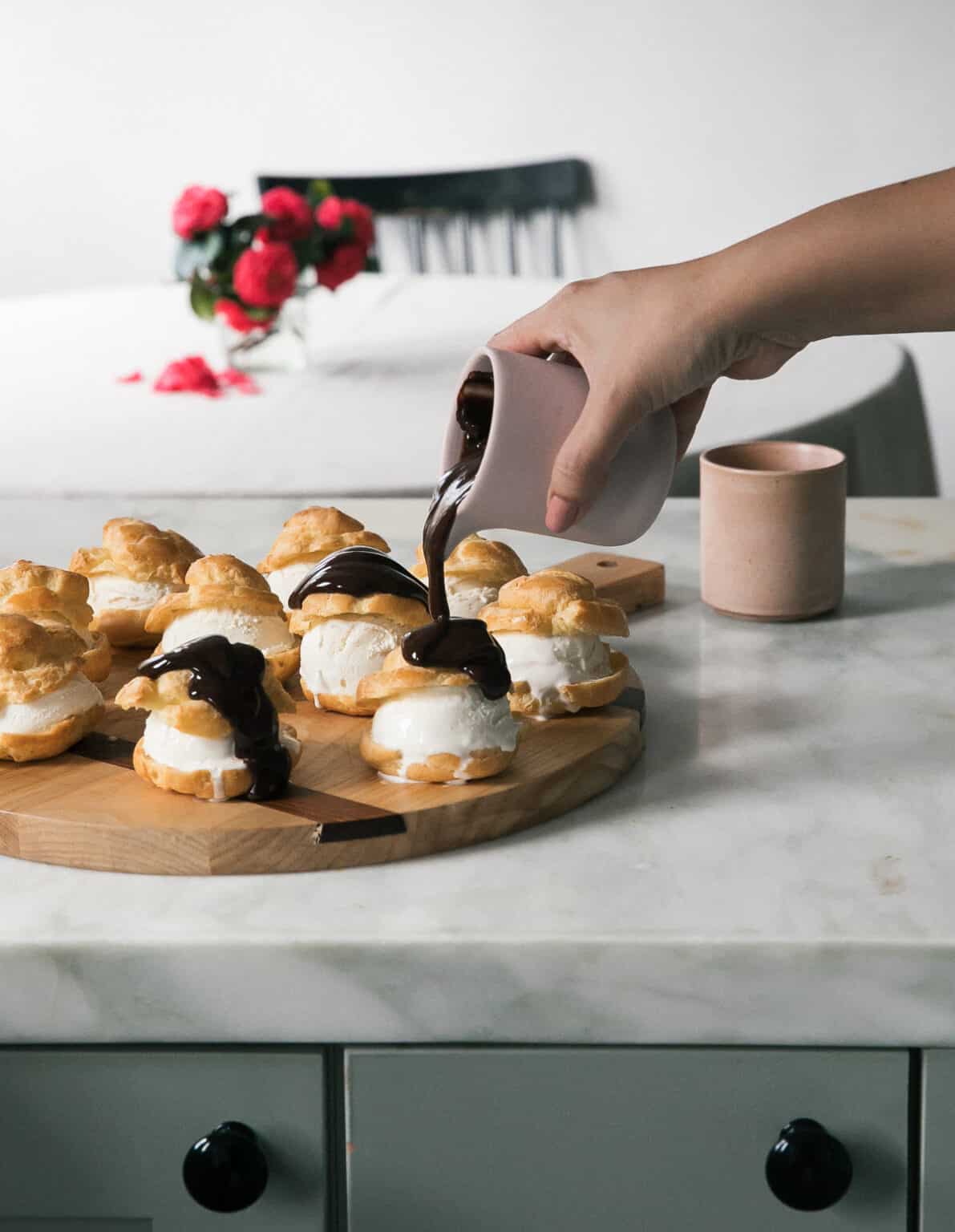 Profiteroles (How to Make) - A Cozy Kitchen