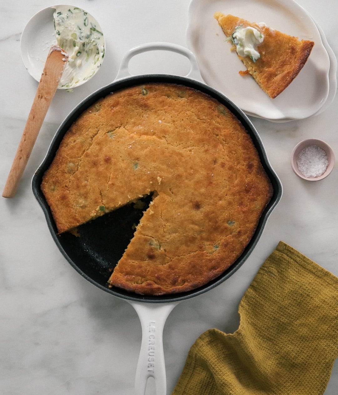 Jalapeño Cheddar Cornbread Recipe - A Cozy Kitchen