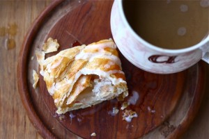 Apple Cheese Danish Using Puff Pastry - A Cozy Kitchen