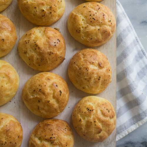 French Gougeres - A Cozy Kitchen