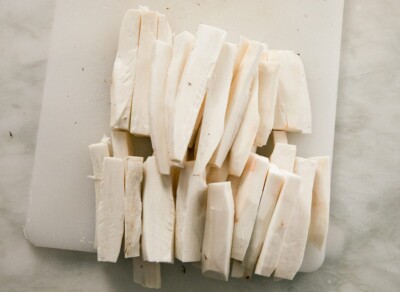 Yucca Fries [Yuca Frita con Aji Verde] - A Cozy Kitchen