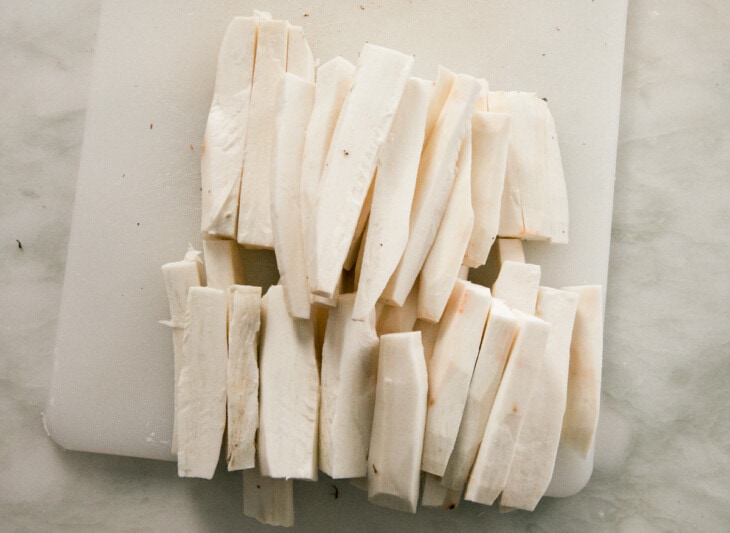 Yucca Fries [Yuca Frita con Aji Verde] - A Cozy Kitchen