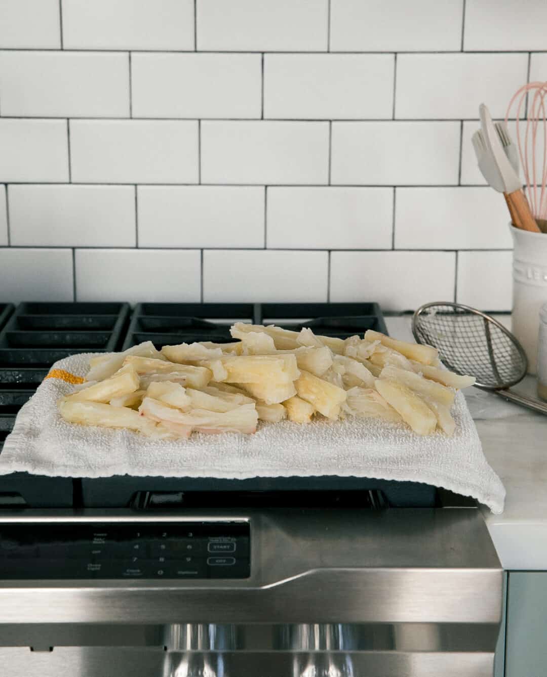 Yucca Fries [Yuca Frita con Aji Verde] - A Cozy Kitchen
