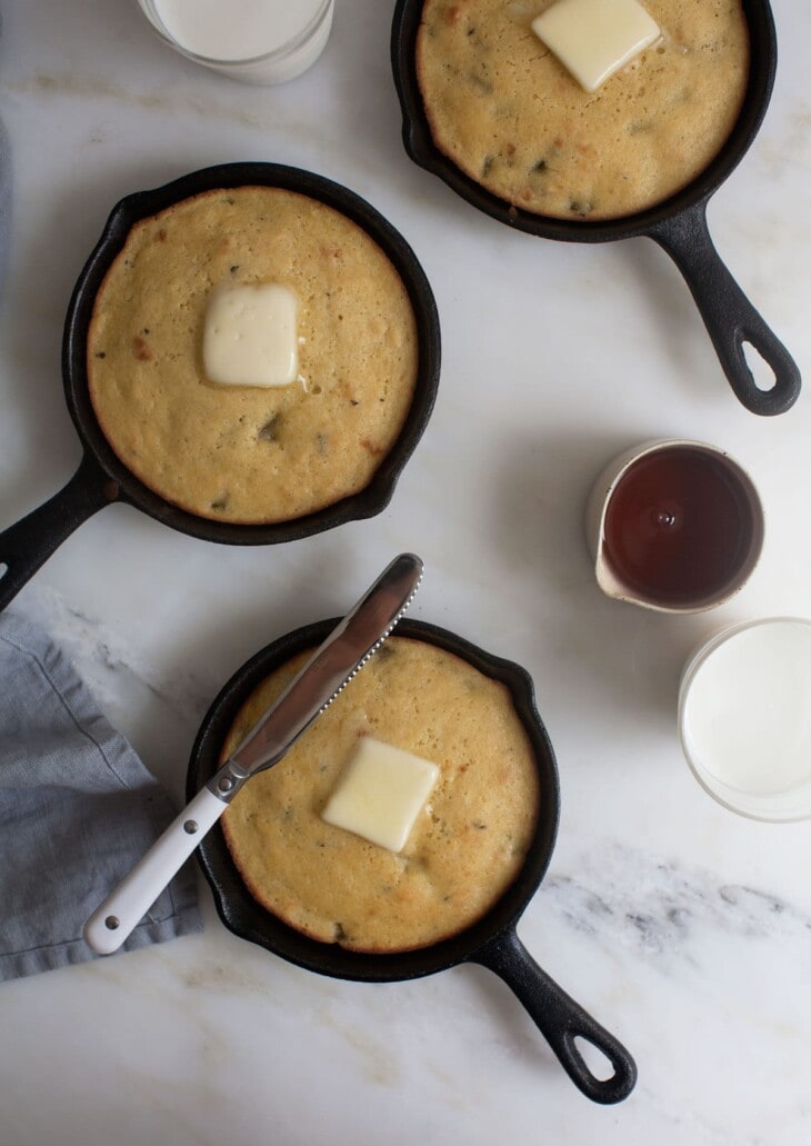 Hatch Chile Cornbread - A Cozy Kitchen