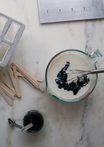 Black Sesame Popsicles - A Cozy Kitchen