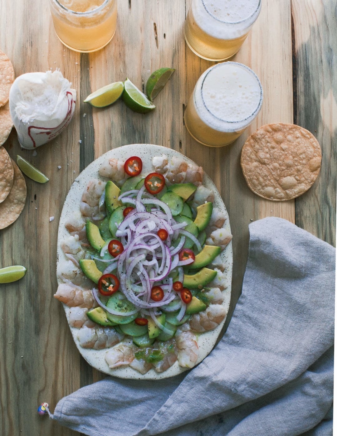 Aguachile Recipe (Mexican Shrimp Ceviche) - A Cozy Kitchen