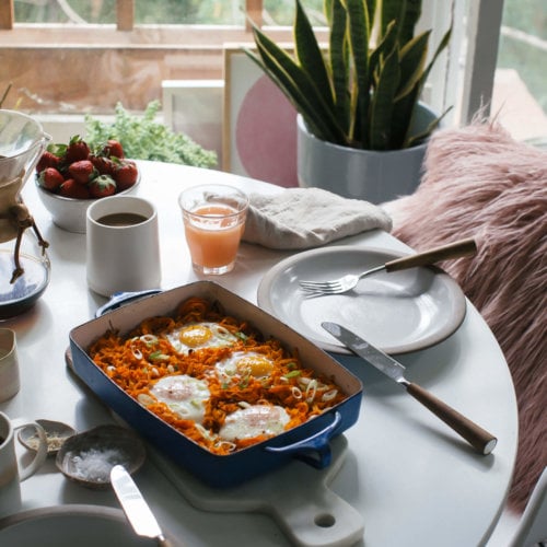 Orange Flannel Hash - A Cozy Kitchen