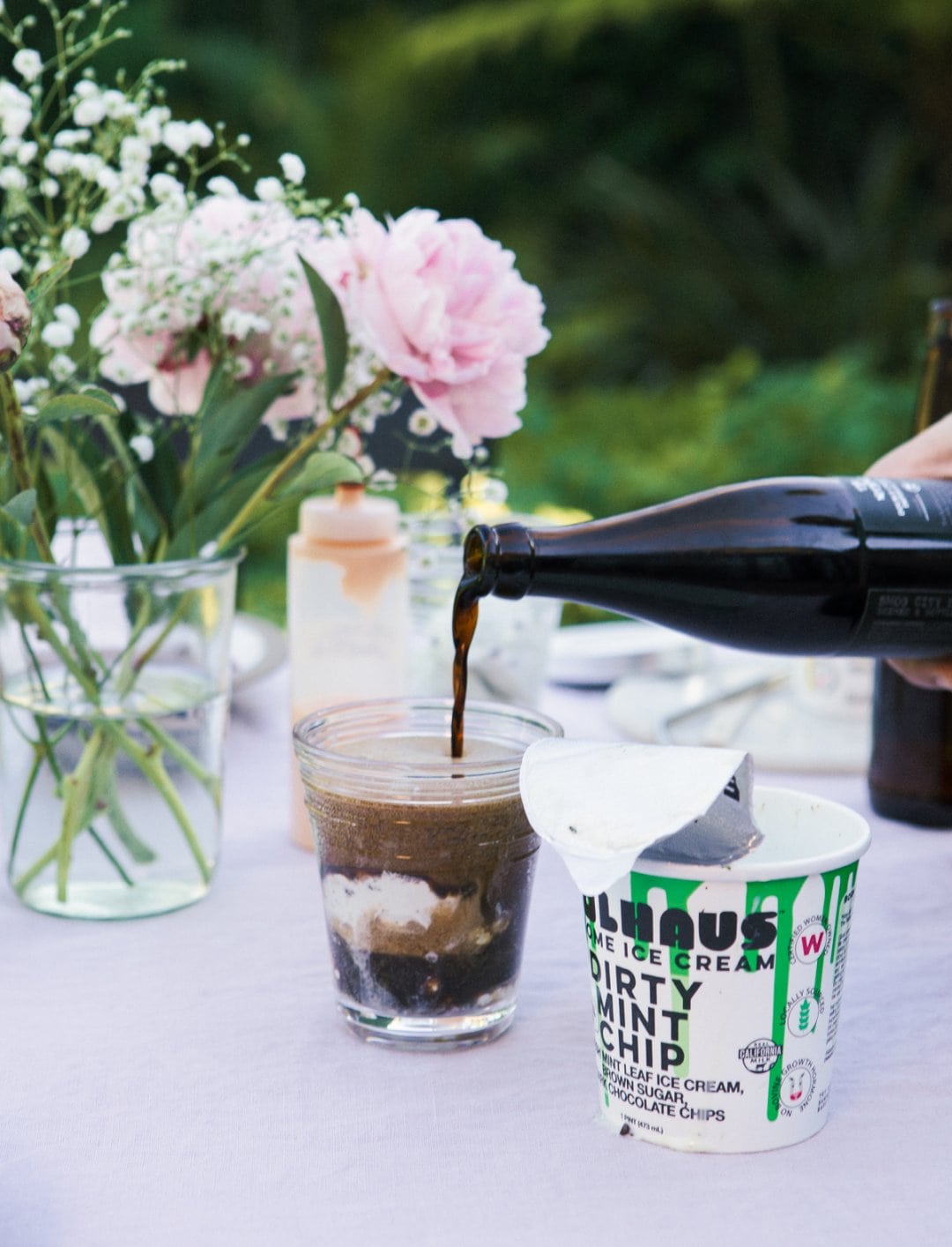 Beer Ice Cream Floats + Burger Party! - A Cozy Kitchen