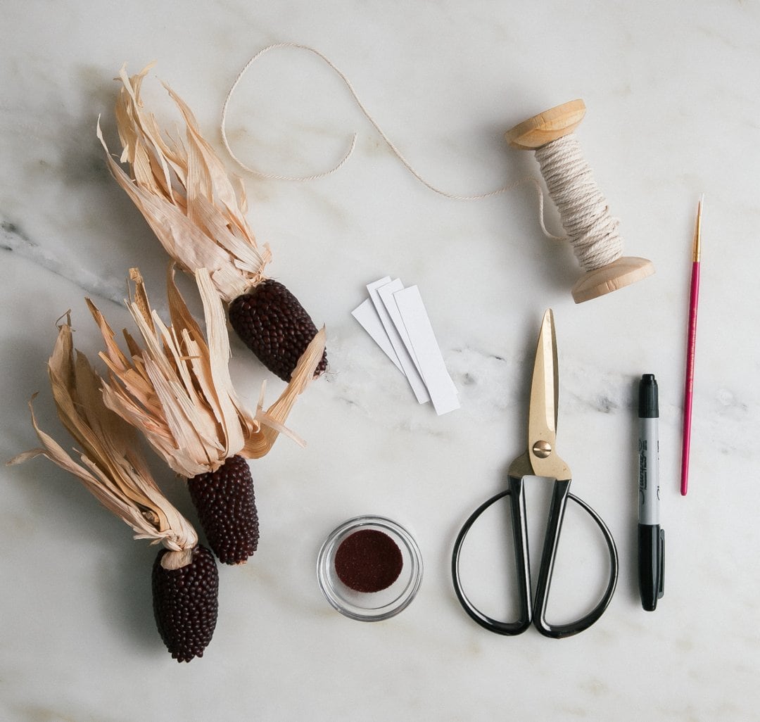 Corn Name Tags - A Cozy Kitchen