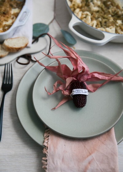 Corn Name Tags - A Cozy Kitchen