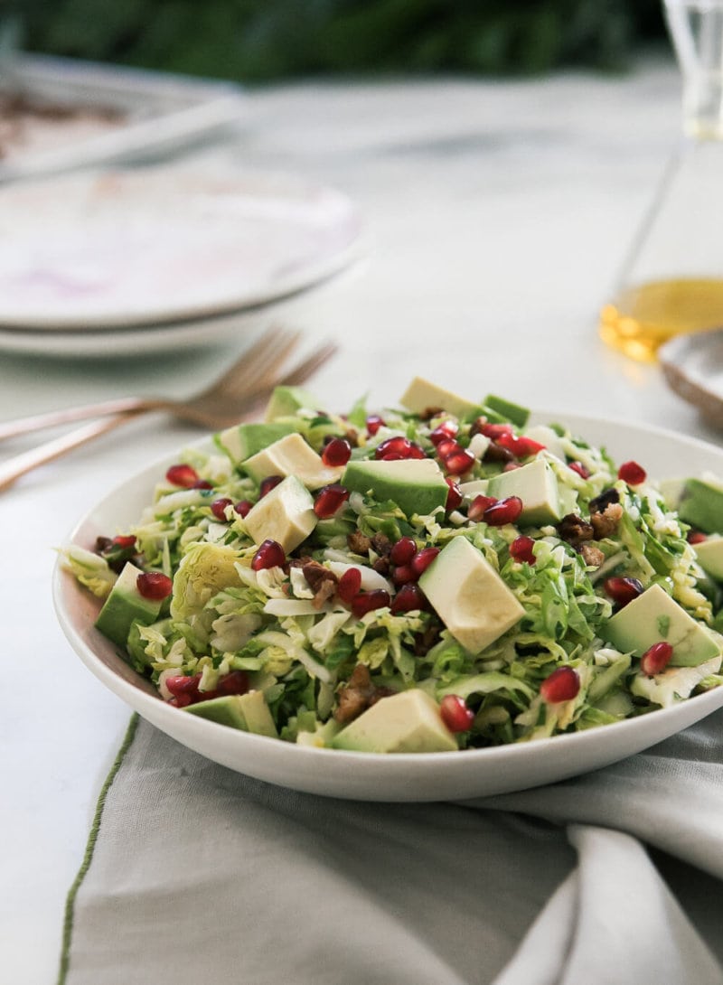 Crunchy Brussels Sprout with Pecorino + Apples and Candied Pecans - A ...