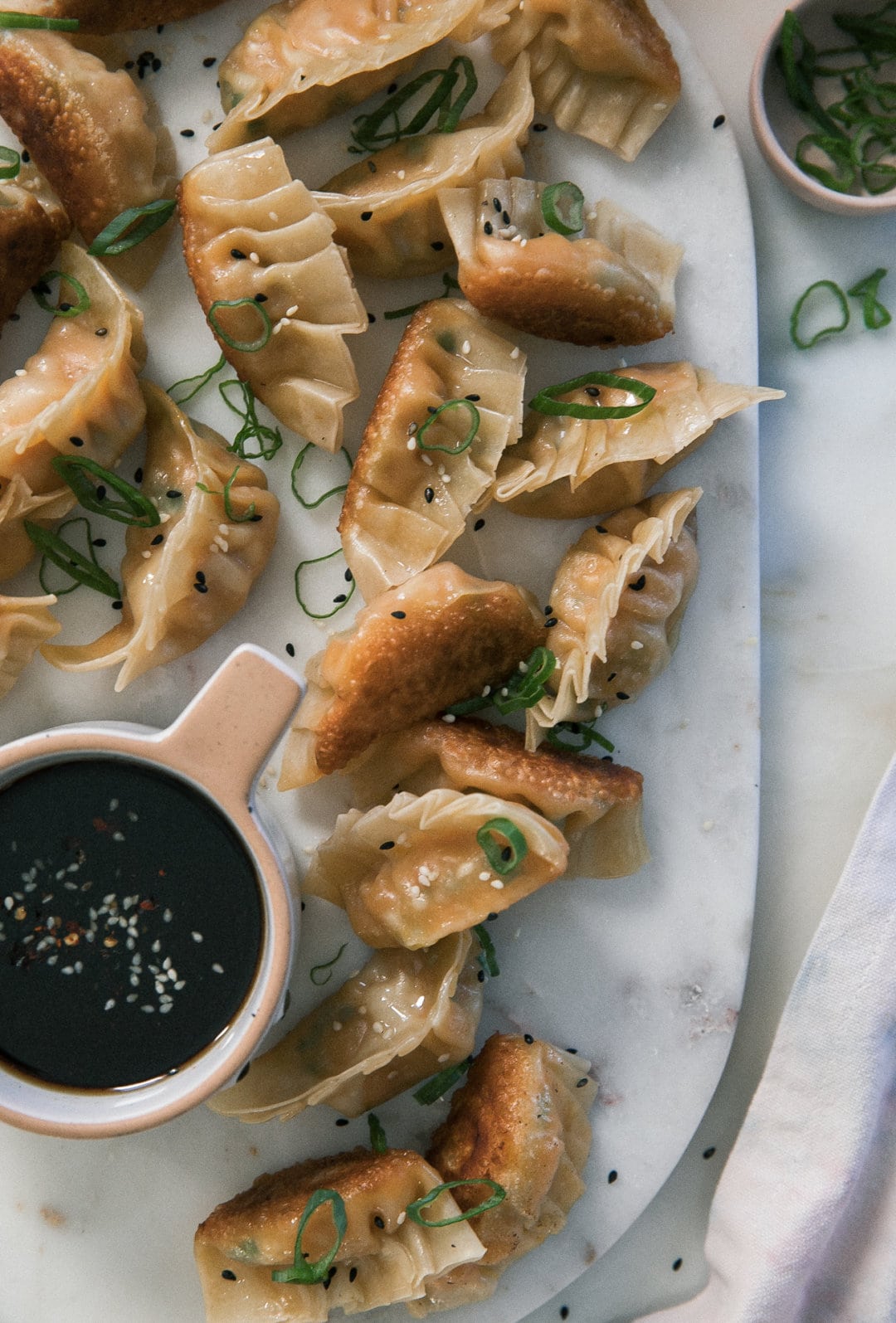 Vegetarian Pot Stickers Recipe - A Cozy Kitchen