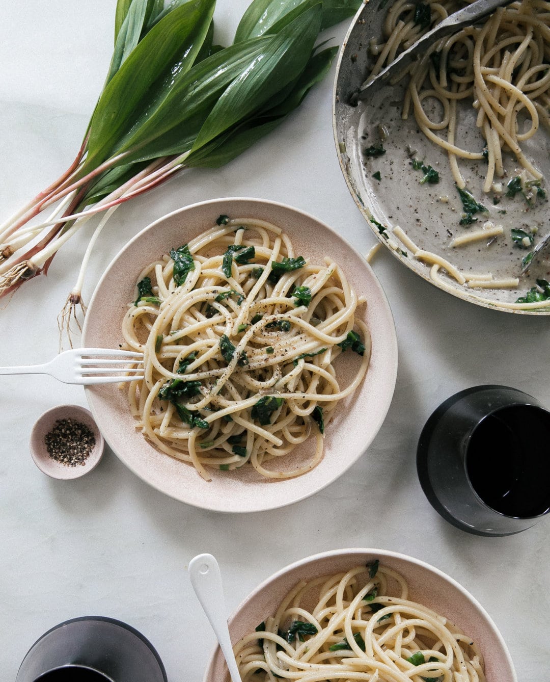 Ramp Pasta - A Cozy Kitchen