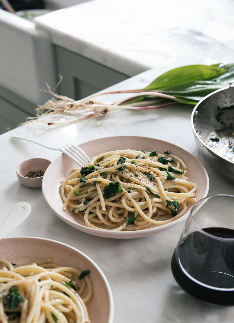 Ramp Pasta - A Cozy Kitchen