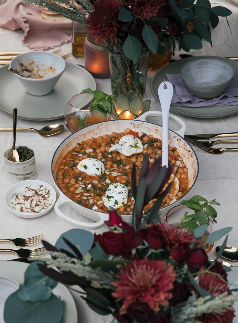 Chickpea Stew (Leblebi) + Berbere Chicken Wings - A Cozy Kitchen