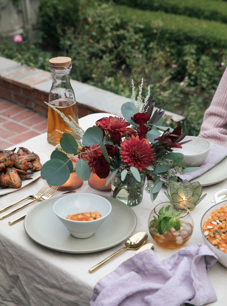 Chickpea Stew (Leblebi) + Berbere Chicken Wings - A Cozy Kitchen
