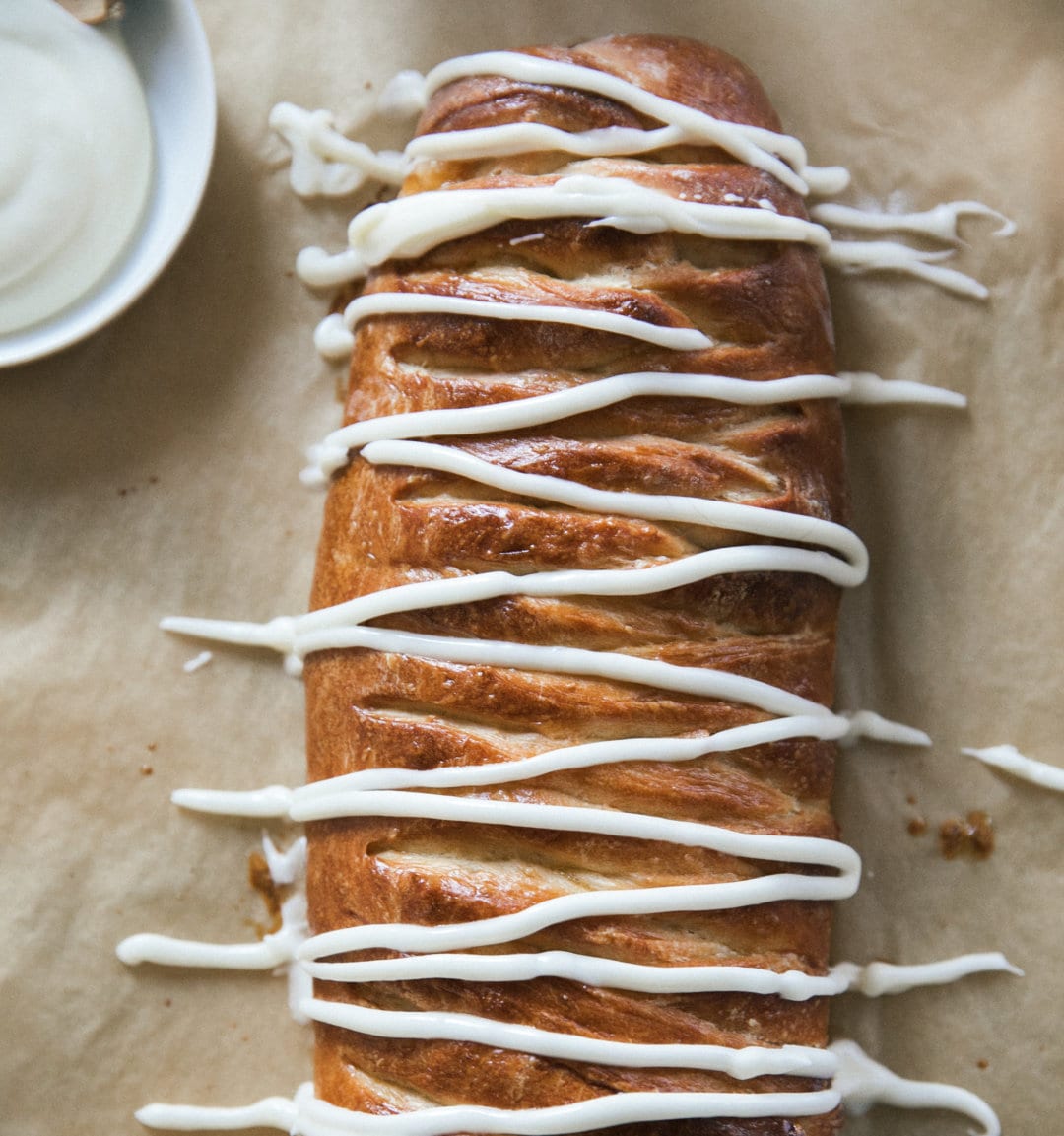 Danish Braided Strawberry Bread - A Cozy Kitchen