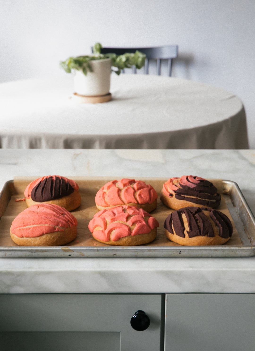 Conchas (Mexican Pan Dulce) - A Cozy Kitchen Conchas Recipe