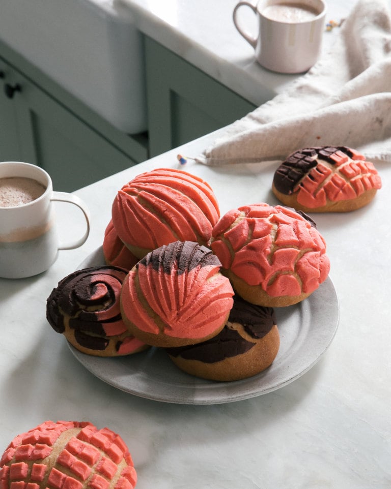Conchas (Mexican Pan Dulce) - A Cozy Kitchen Conchas Recipe