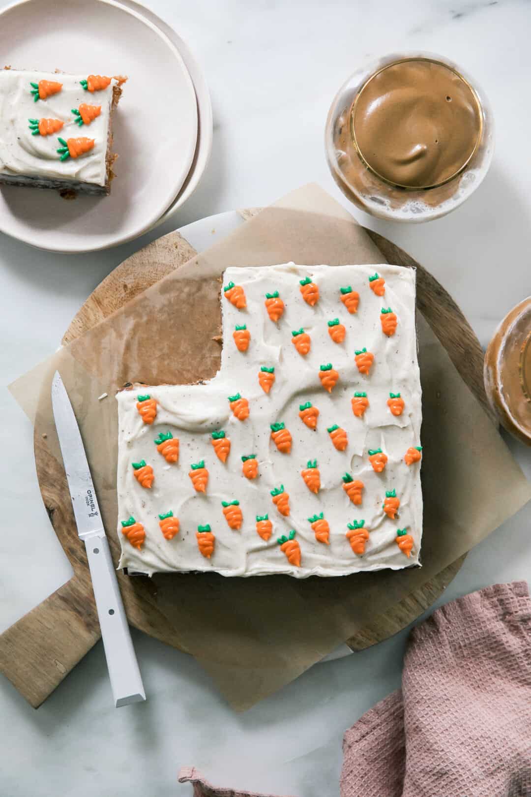 Mini Carrot Cake with Brown Butter Cream Cheese Frosting - A Cozy Kitchen