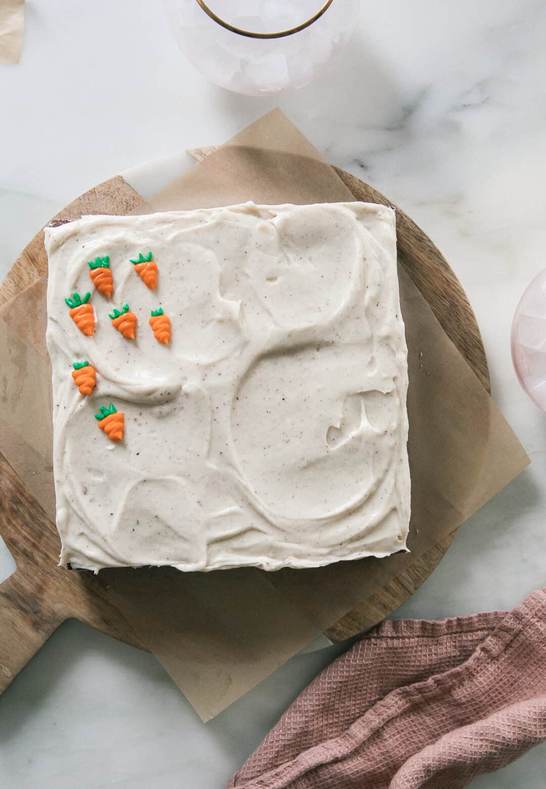 Mini Carrot Cake with Brown Butter Cream Cheese Frosting - A Cozy Kitchen