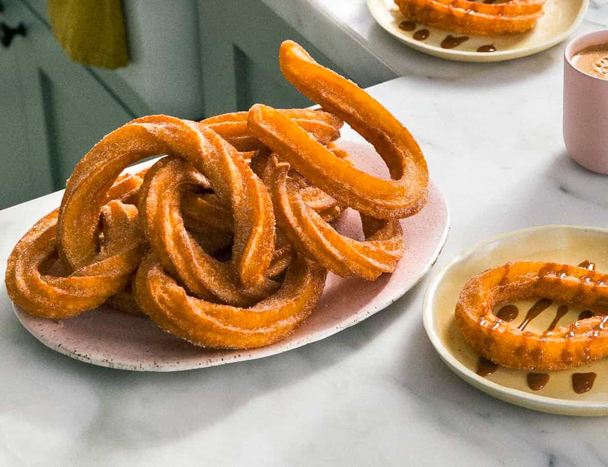 Pumpkin Churros - A Cozy Kitchen
