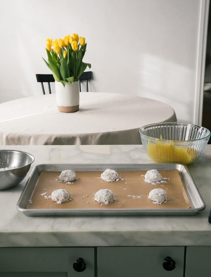 Lemon Crinkle Cookies - A Cozy Kitchen