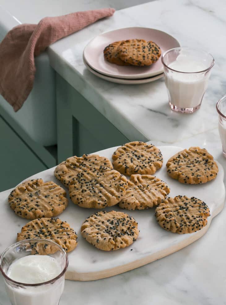 Miso Peanut Butter Cookies - A Cozy Kitchen