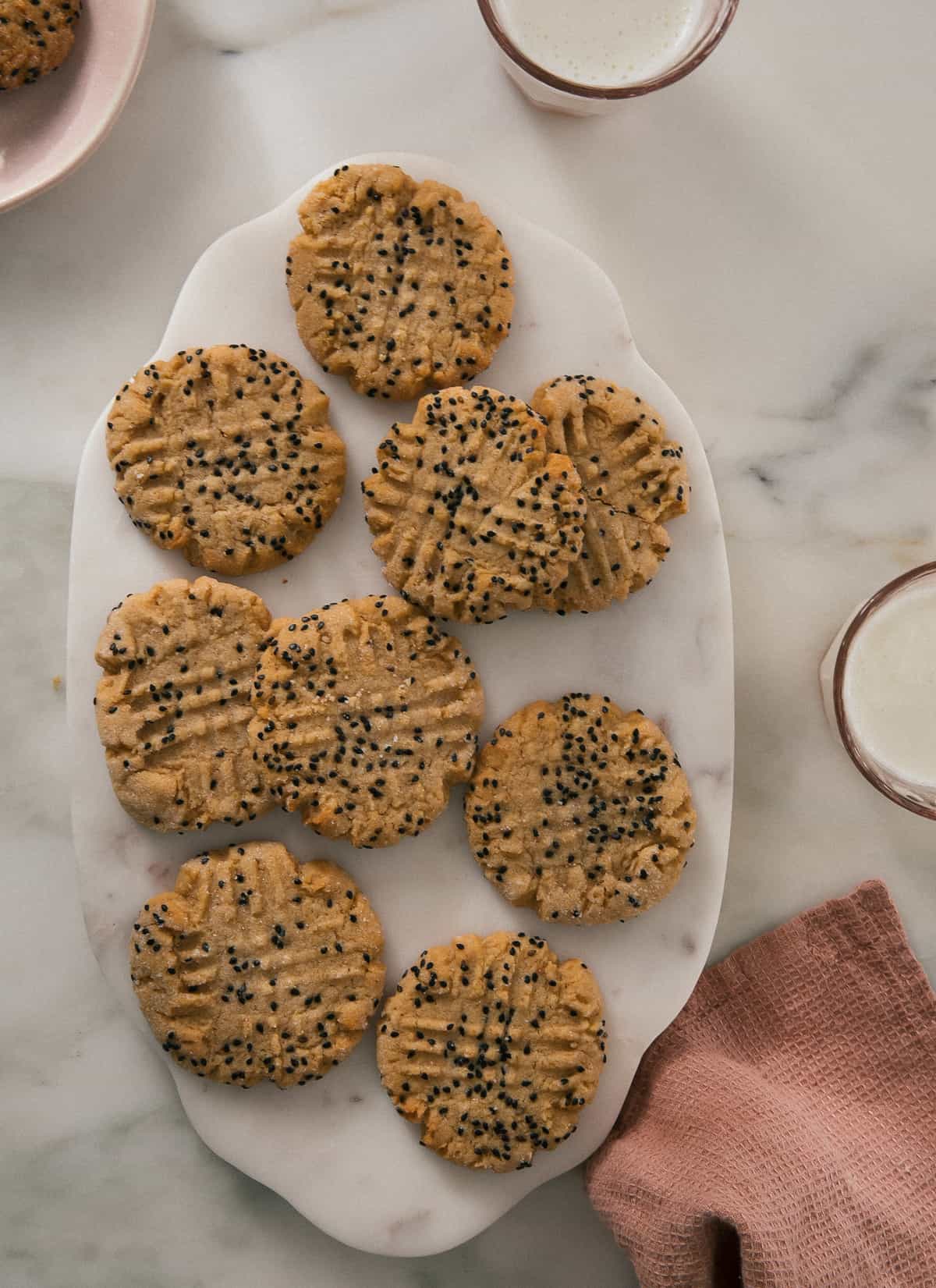Miso Peanut Butter Cookies - A Cozy Kitchen