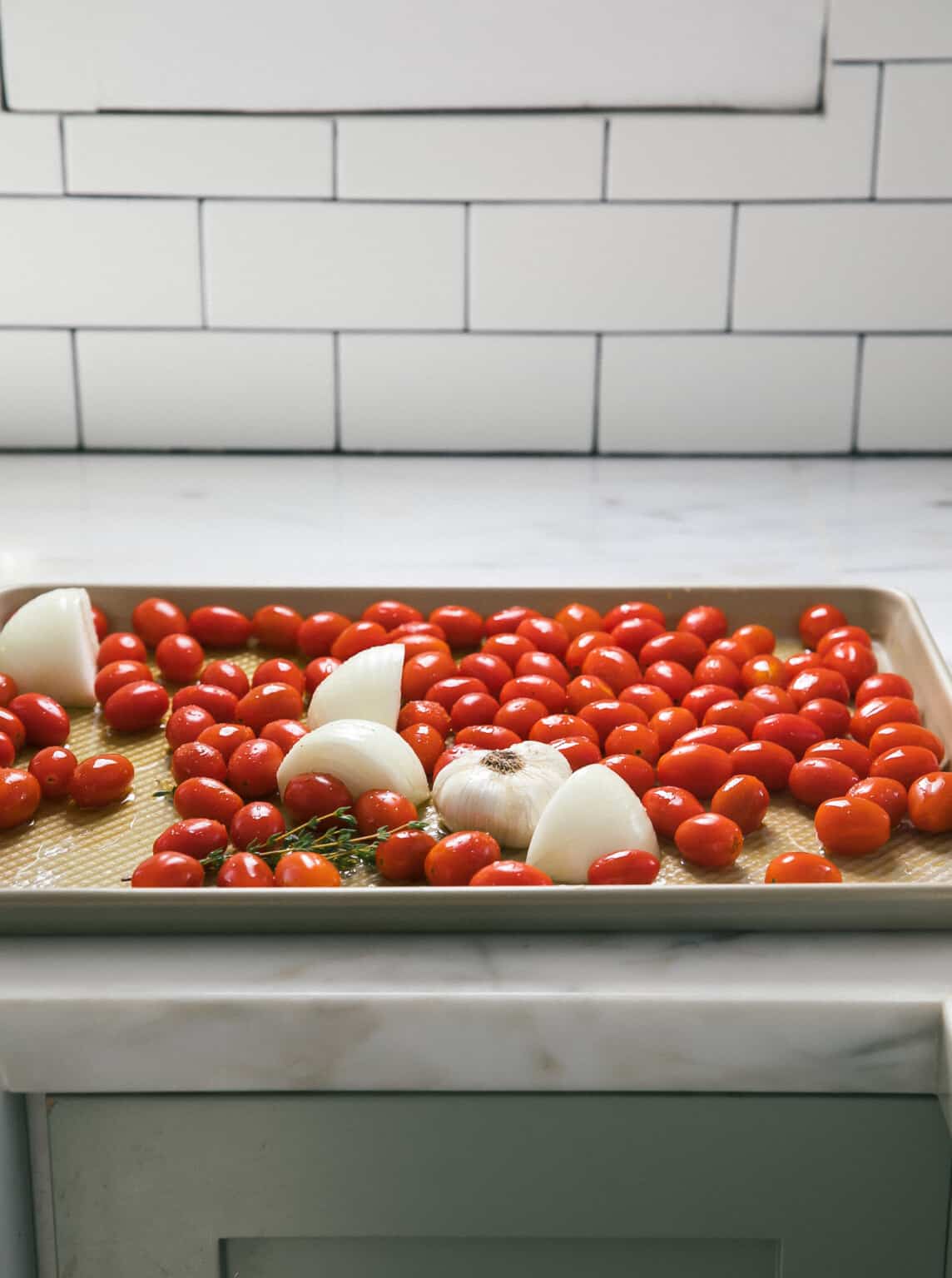 Sheet Pan Tomato Soup - A Cozy Kitchen