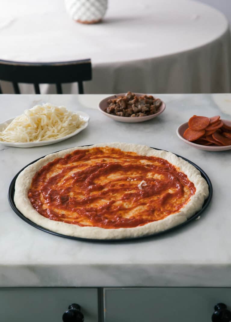 Meat Lover's Pizza - A Cozy Kitchen
