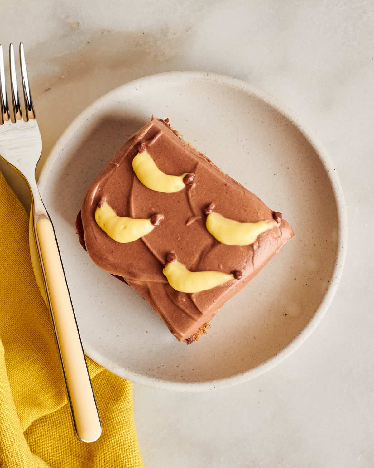 Mini Banana Cake with Chocolate Cream Cheese Frosting - A Cozy Kitchen
