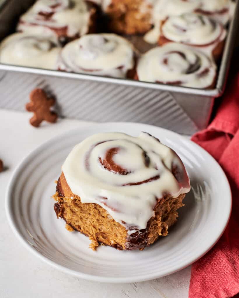 Fluffy Gingerbread Rolls - A Cozy Kitchen