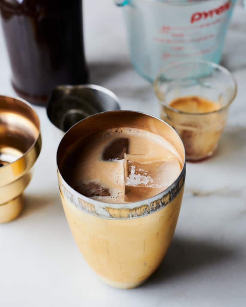 Iced Pumpkin Spice Latte - A Cozy Kitchen