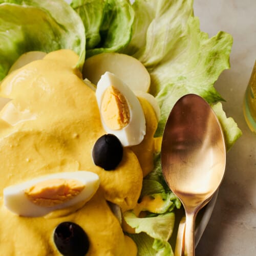 Papa a la Huancaina Peruvian Recipe - A Cozy Kitchen