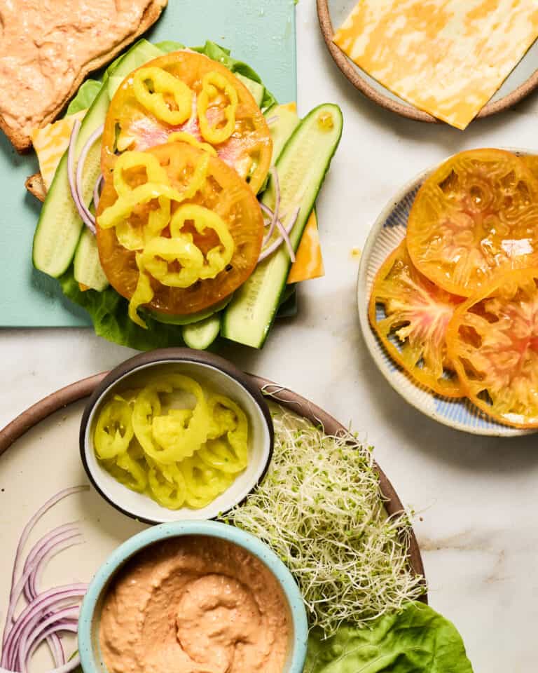 Ultimate Veggie Sandwich - A Cozy Kitchen