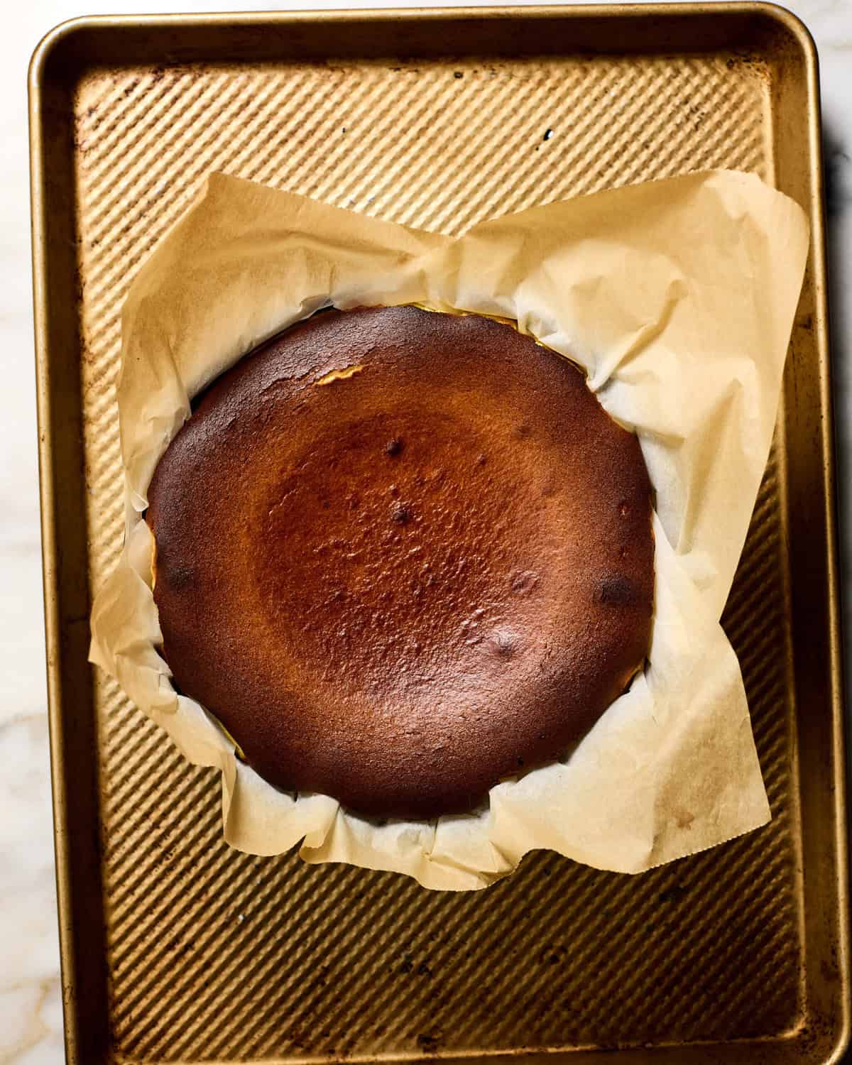 Burnt Basque Cheesecake - A Cozy Kitchen