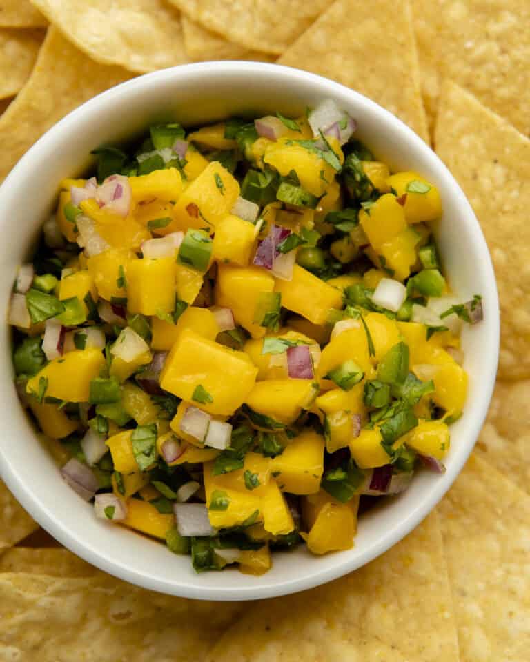 Mango Salsa - A Cozy Kitchen