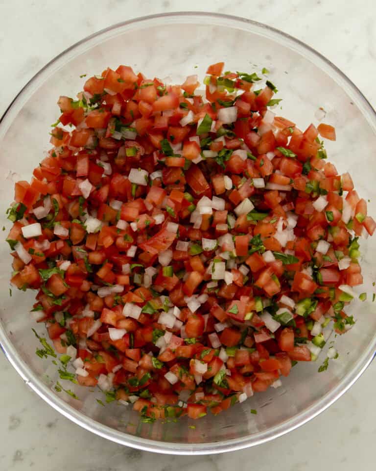 Authentic Pico de Gallo - A Cozy Kitchen