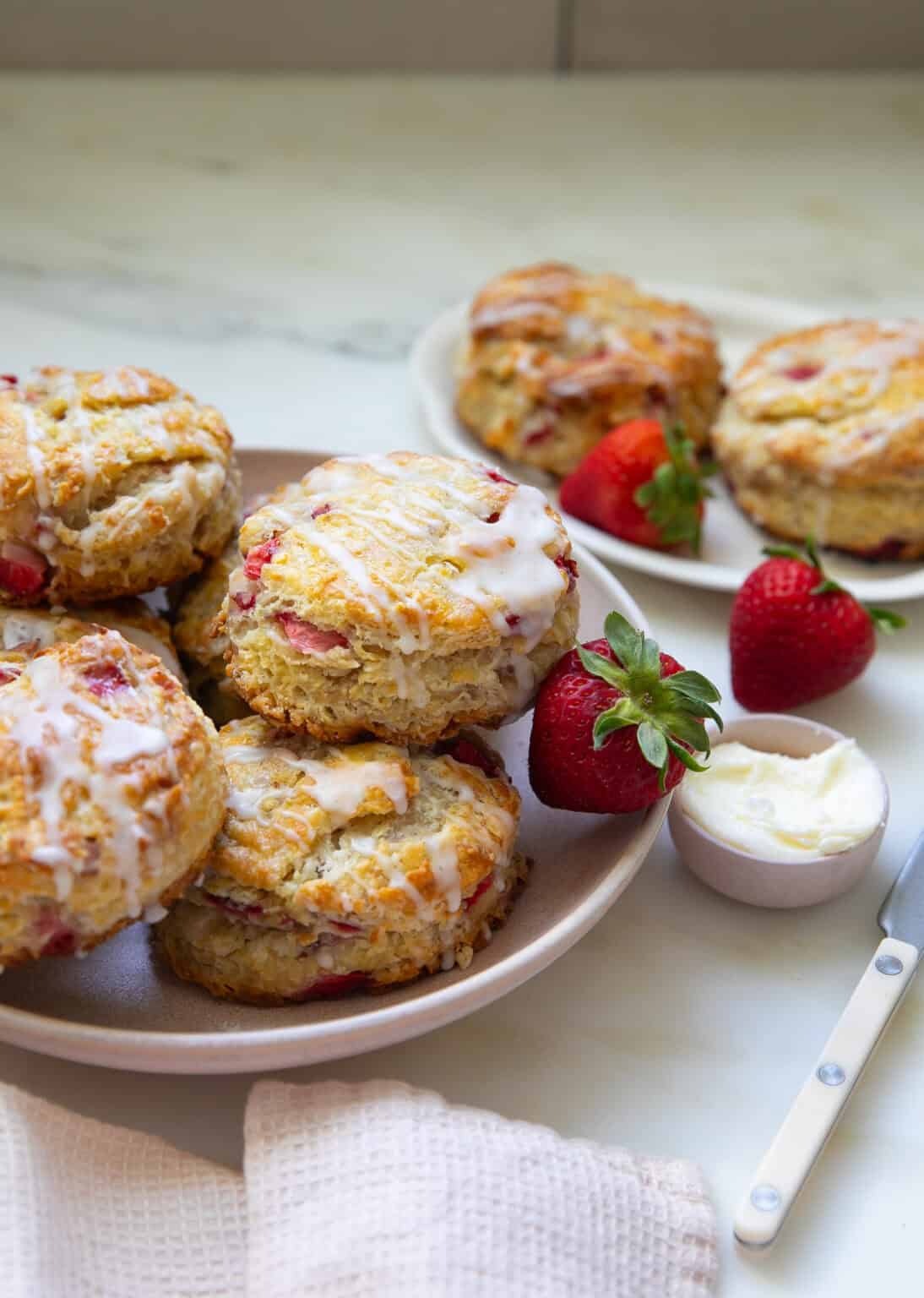 Strawberry Biscuits - A Cozy Kitchen