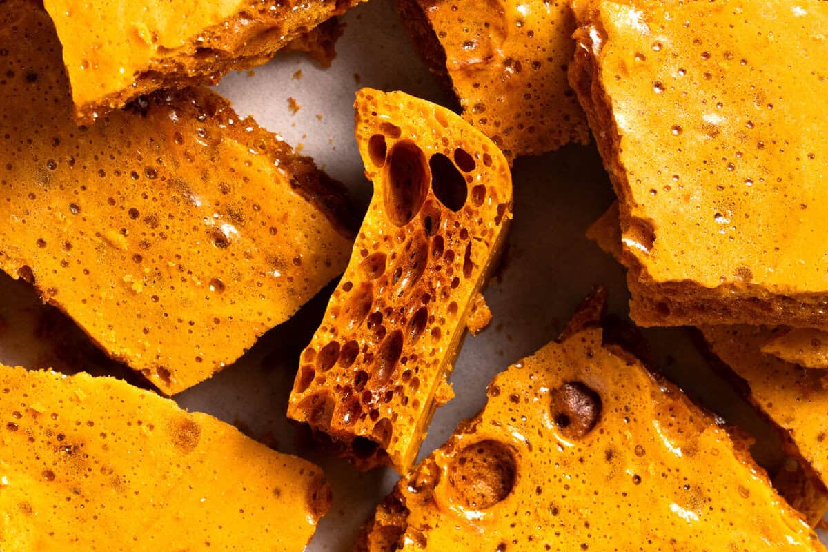 Honeycomb Candy Homemade Recipe - A Cozy Kitchen