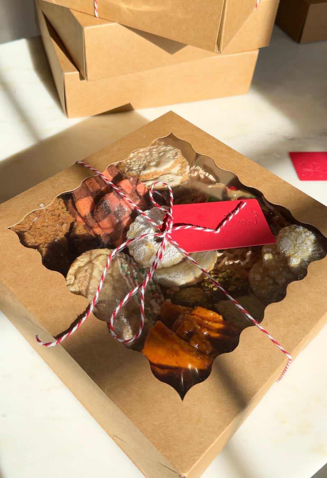 How to Build a Christmas Cookie Box - A Cozy Kitchen