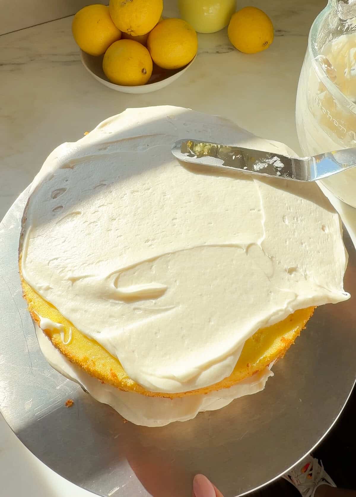 Lemon Layer Cake - A Cozy Kitchen